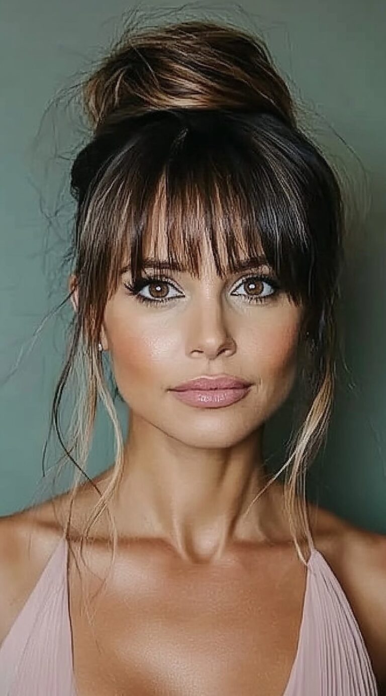 23 Chic Bridesmaid Hairstyles with Bangs: Stunning Ideas for an Elegant ...